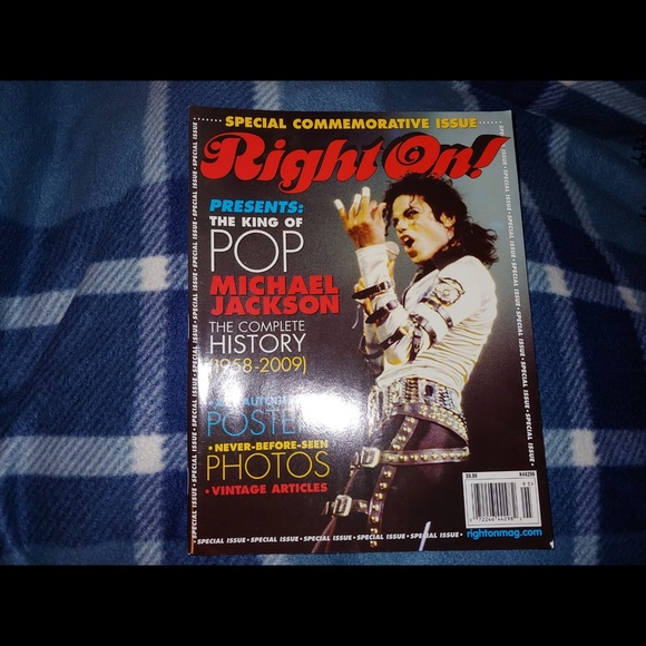 Michael Jackson | Other | Right On Michael Jackson Commemorative ...